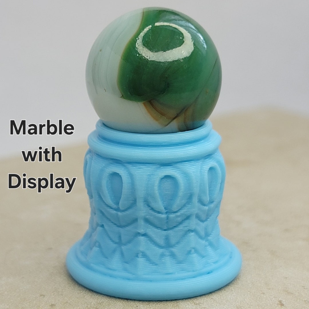 Glass Marble .73" With Display - Game Marble Lot 4781 Jabo - Etsy