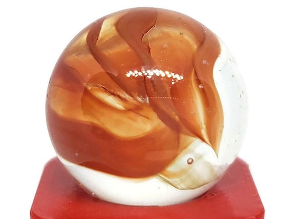 Red Hybrid Cat Eye Marble .6 Game Marbles | Etsy