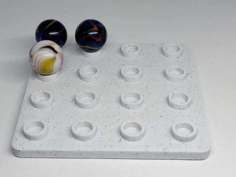 Marble Display Holds 16 Marbles - Display Stand for Marbles - Marble ...