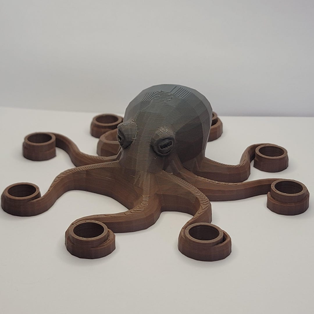 New Large Limited Edition Octopus Marble Display for 5/8 to 1 Marbles ...