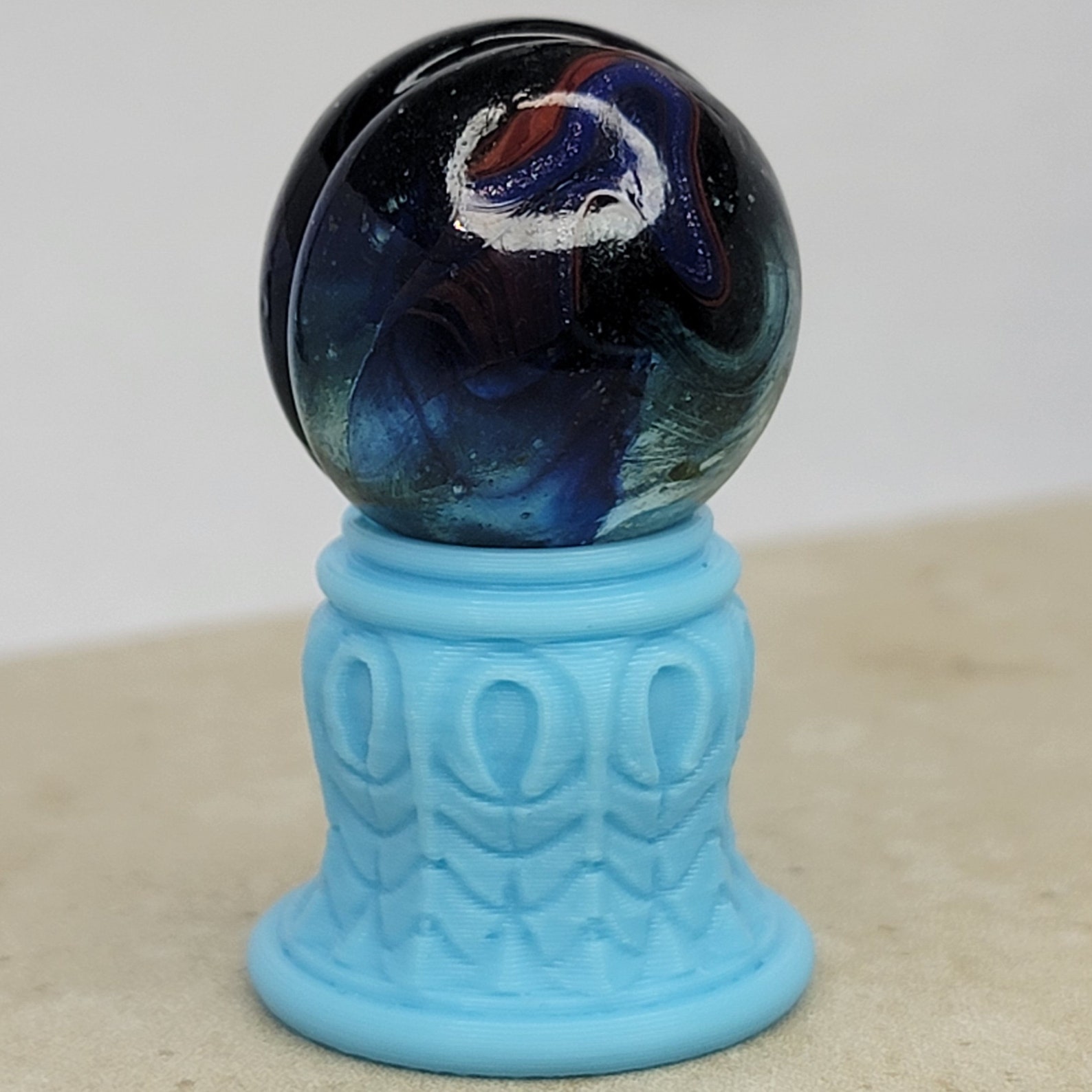 Glass Marble .9" With Display - Game Marble Lot 4793 Jabo Has Cold Roll ...