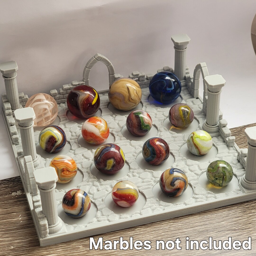 Cobblestone Dungeon Display for 5/8" to 1" Marbles or Spheres Holder - Etsy