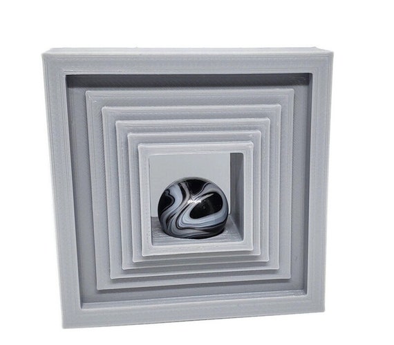 Wall Mount Marbles Collectors Marble Display Show off Your | Etsy