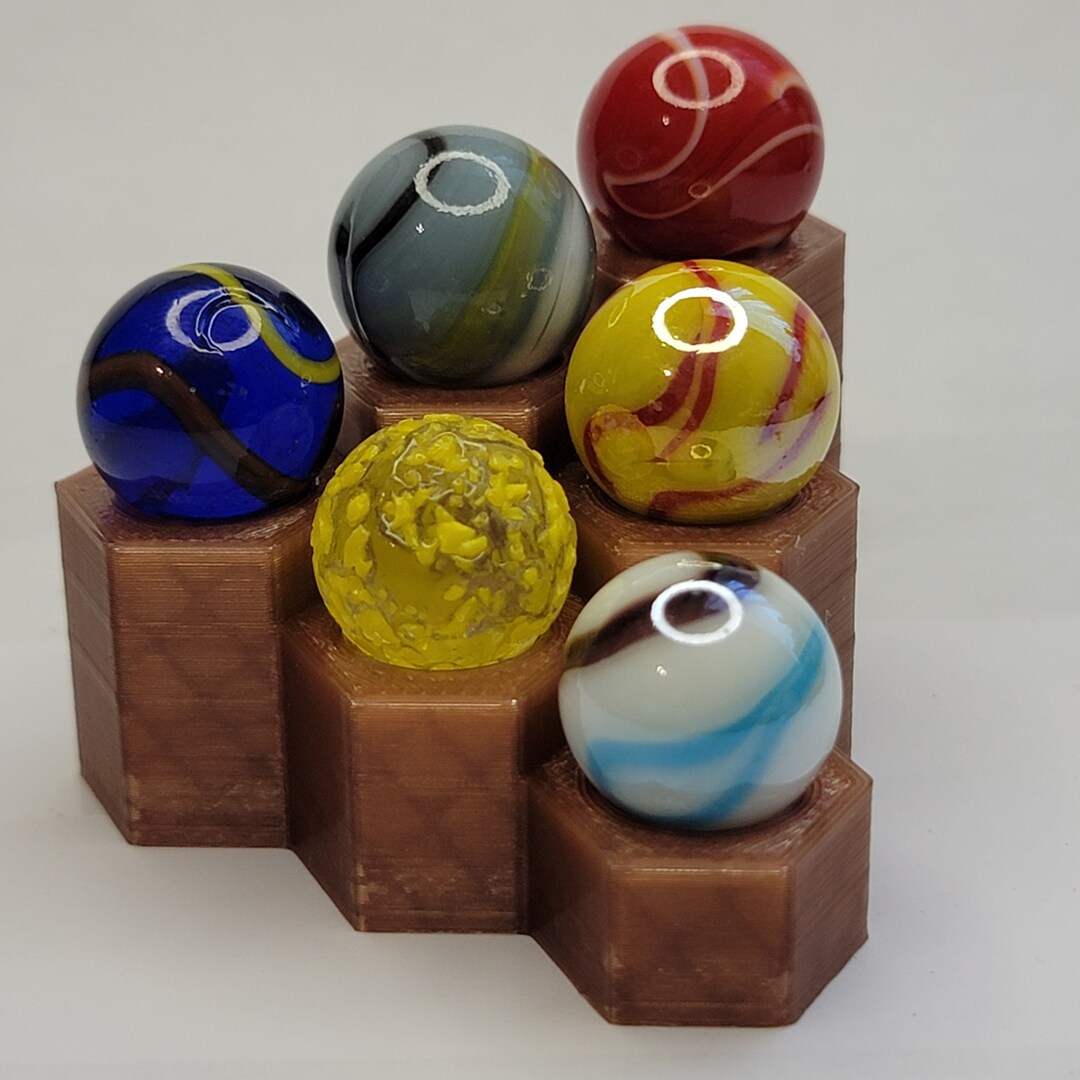 Glass Marbles With Display - Game Marble Lot 5079 See Photos and ...