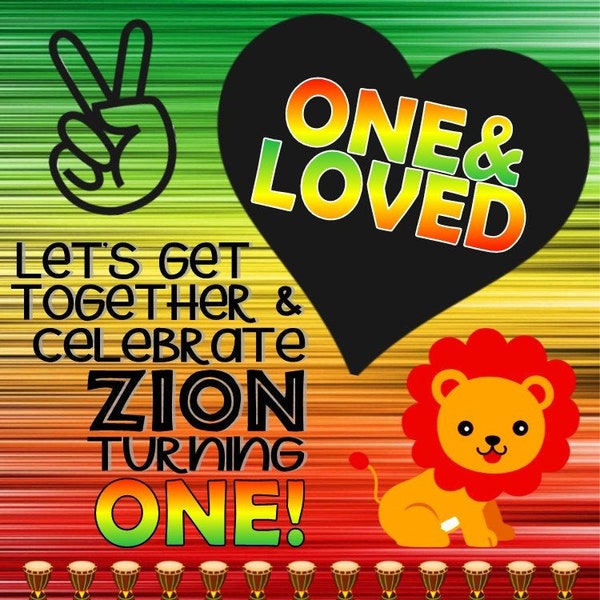 One Love Party - Etsy