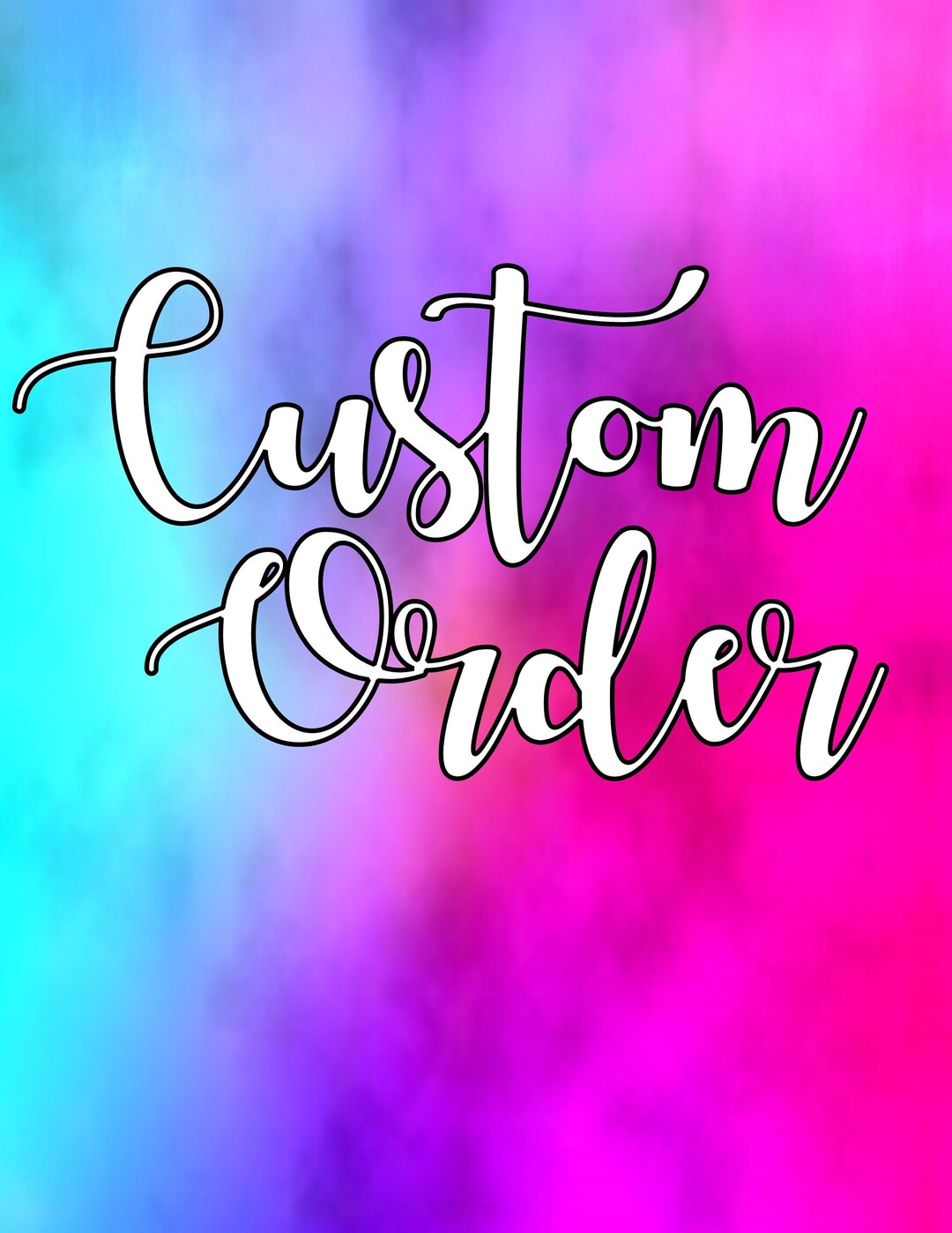Personalized Custom Order - Etsy