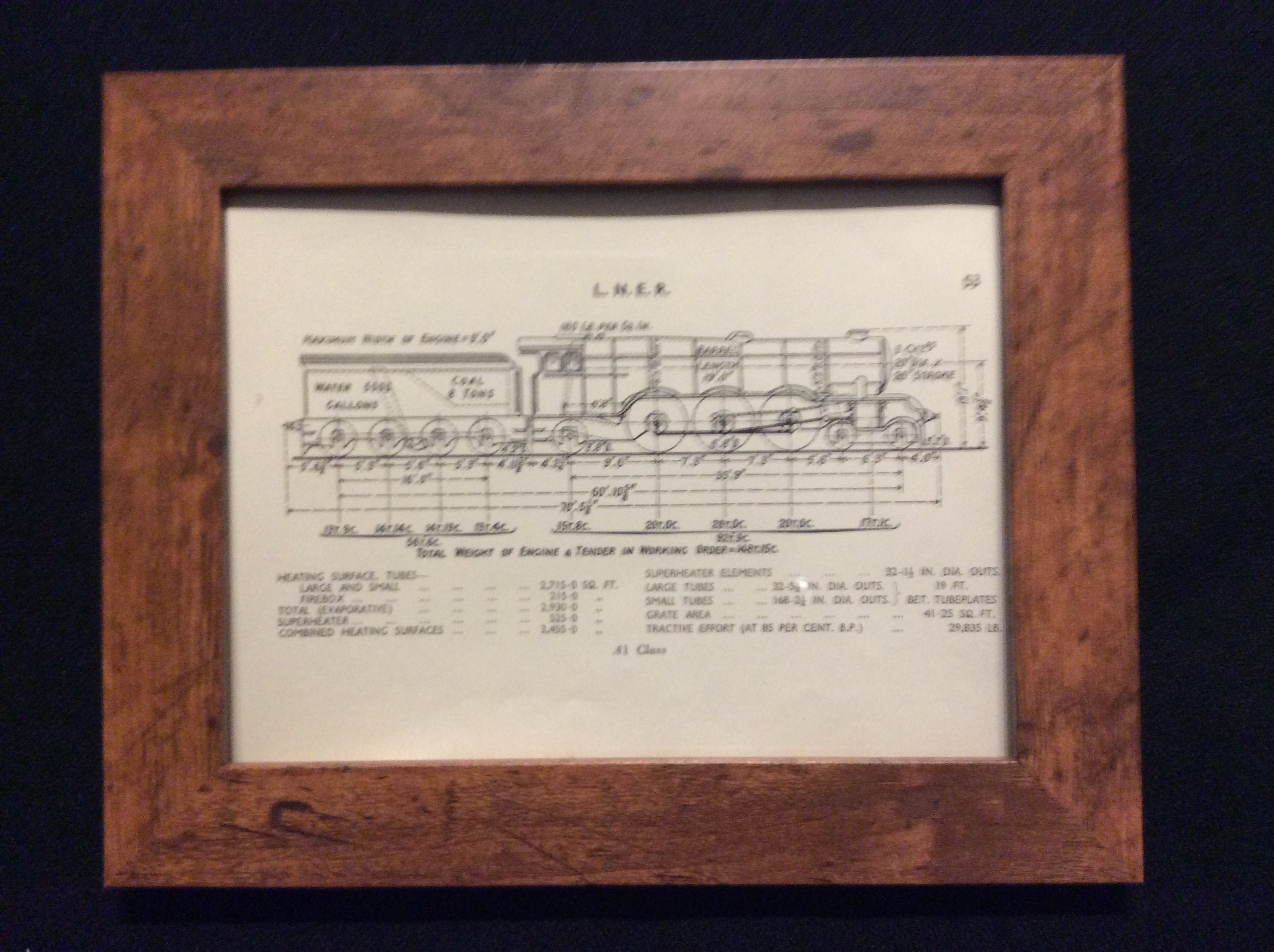 Vintage LNER Railway A1 Locomotive Picture Steam Loco Diagram - Etsy UK