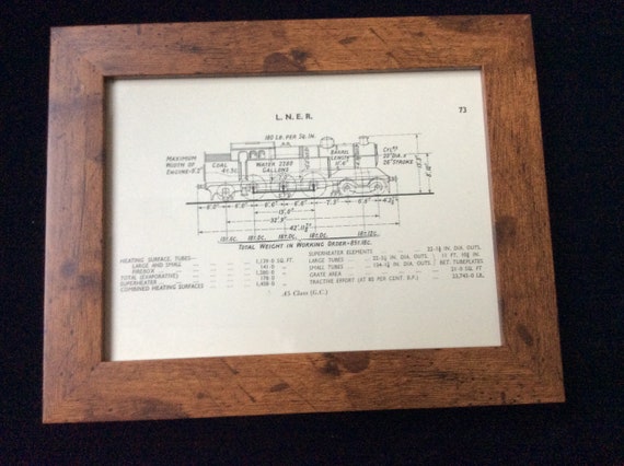 Vintage LNER Railway A5 Locomotive Picture A5 Class Steam Loco - Etsy