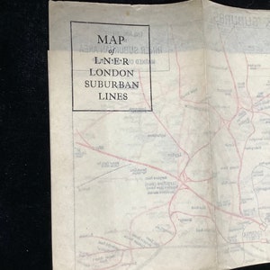 LNER London North Eastern Railway London Suburban Lines Route Diagram ...