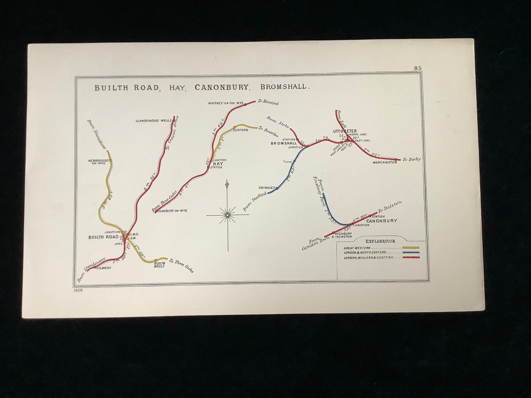 1928 Railway Map Builth Road Uttoxeter Hay Junction Diagram Etsy 1928-railway-map-builth-road-uttoxeter-hay-junction-diagram-etsy