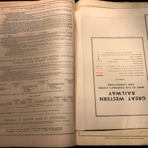 Original GWR Railway Passenger Timetable - October 1947 Great Western ...