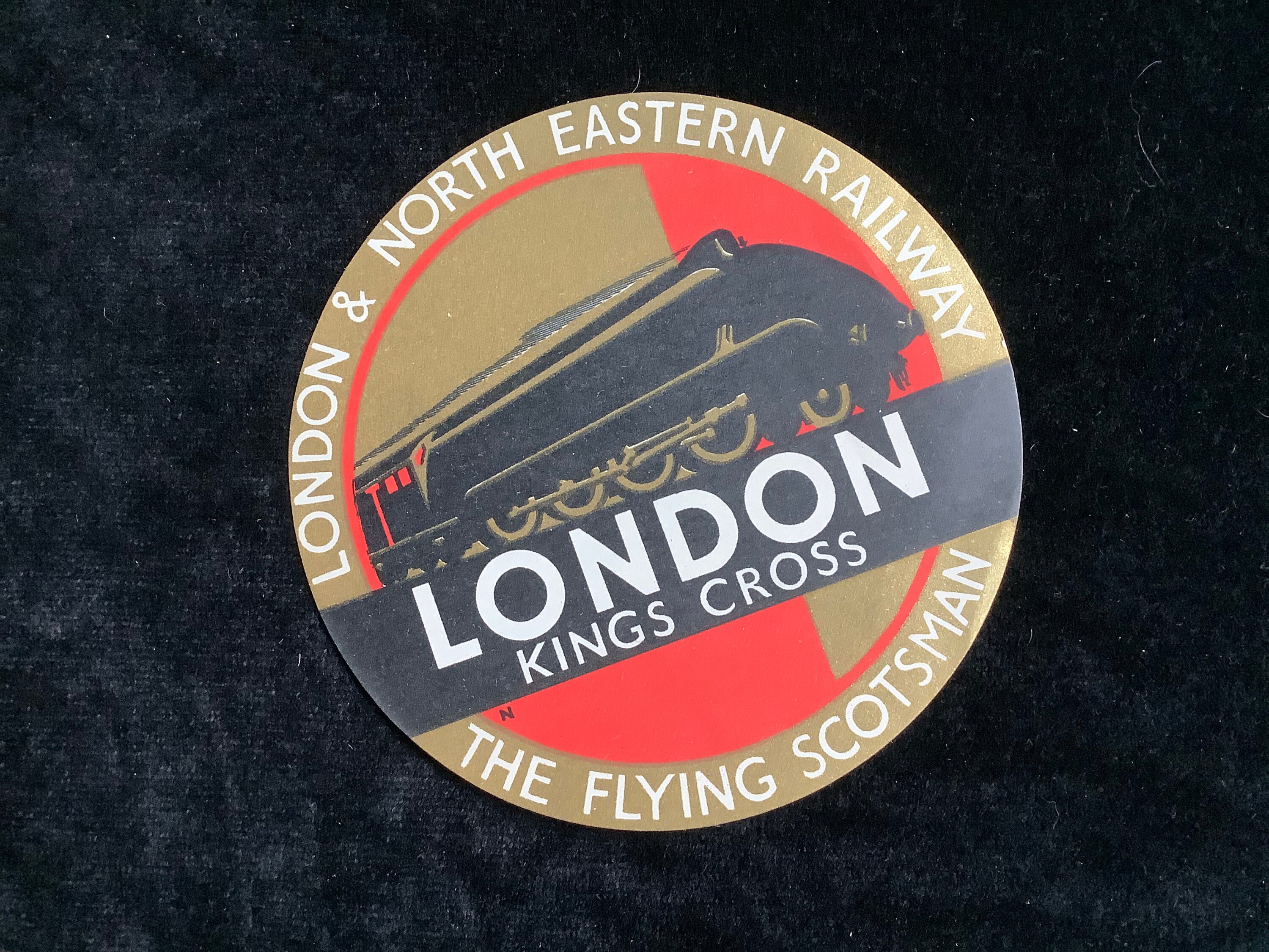 Original LNER Railway the Flying Scotsman Luggage Label - Etsy UK