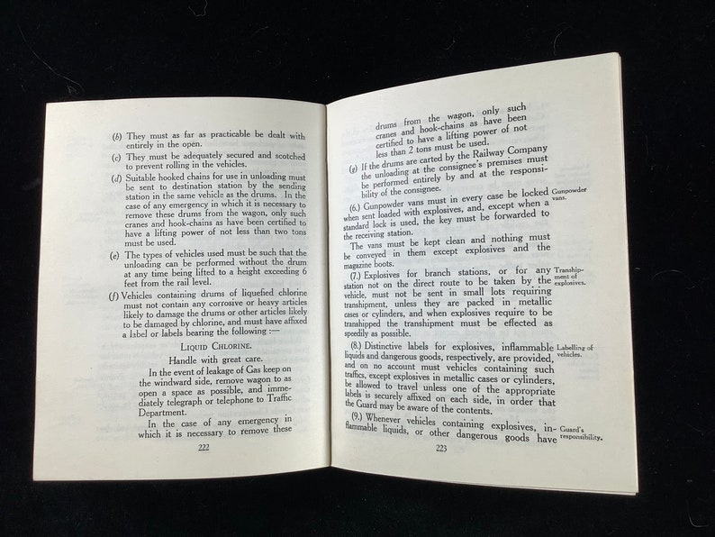 Original LNER Railway Rule Book 1933 Staff Publication - Etsy