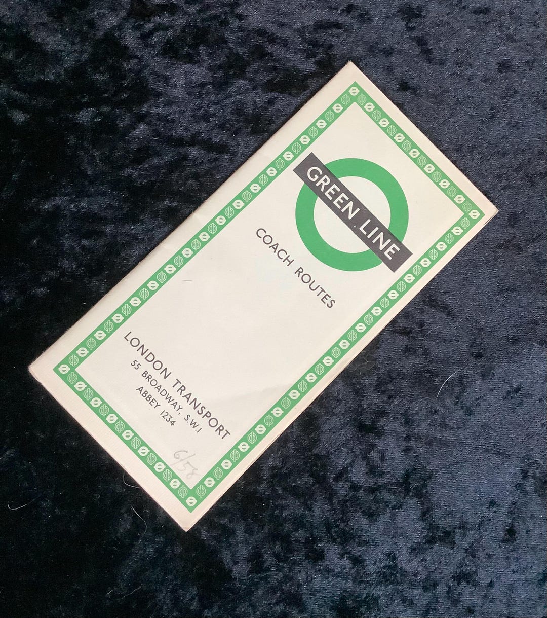 Original London Transport Green Line Coach Routes & Map 1958 - Etsy
