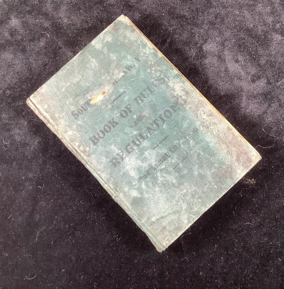 Original SR Southern Railway Rule Book 1930 Staff Publication - Etsy
