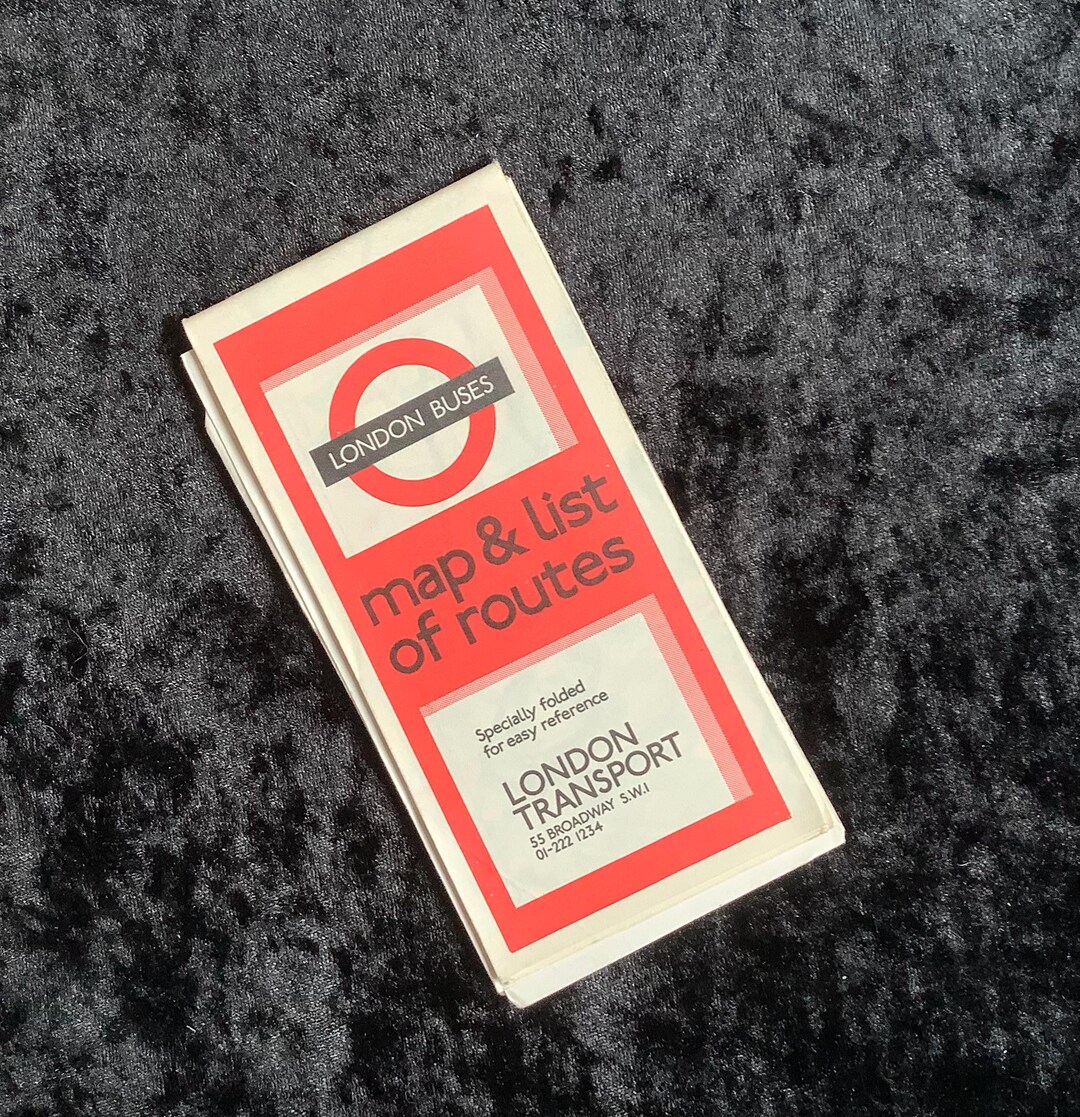 Original London Transport Buses Route Guide & Map 1970 - Etsy
