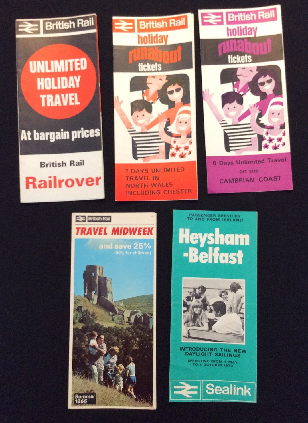 BR Railway Publicity Leaflets Lot of 5 1960s Wales Ireland Etc - Etsy