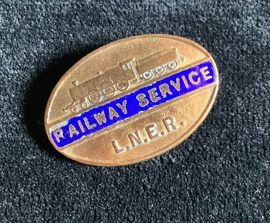 Original LNER London North Eastern Railway War Service Badge Button - Etsy