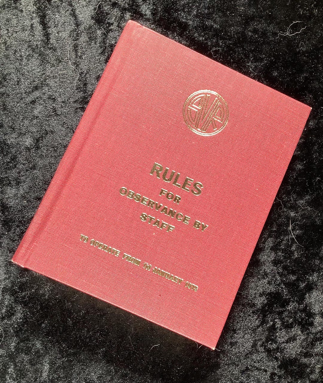 SVR Severn Valley Railway Rule Book 1973 Staff Publication - Original ...