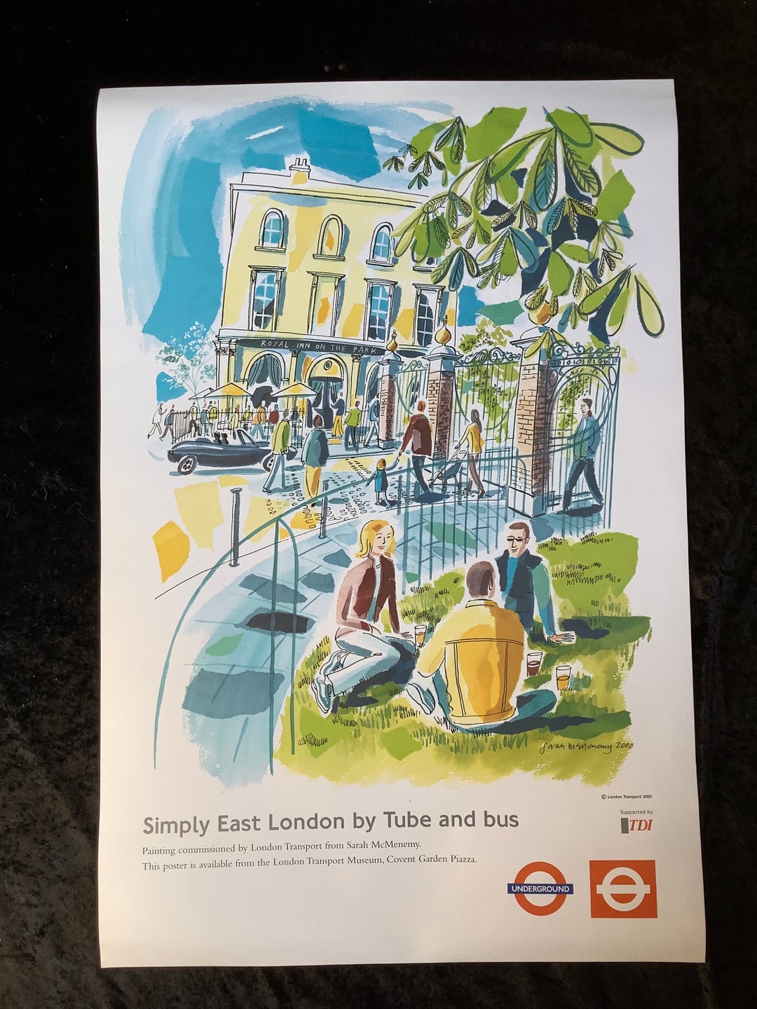 Original London Underground Poster Simply East London 2000 - Etsy