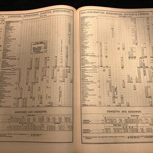 Original GWR Railway Passenger Timetable - October 1947 Great Western ...