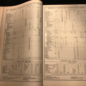 Original GWR Railway Passenger Timetable - October 1947 Great Western ...