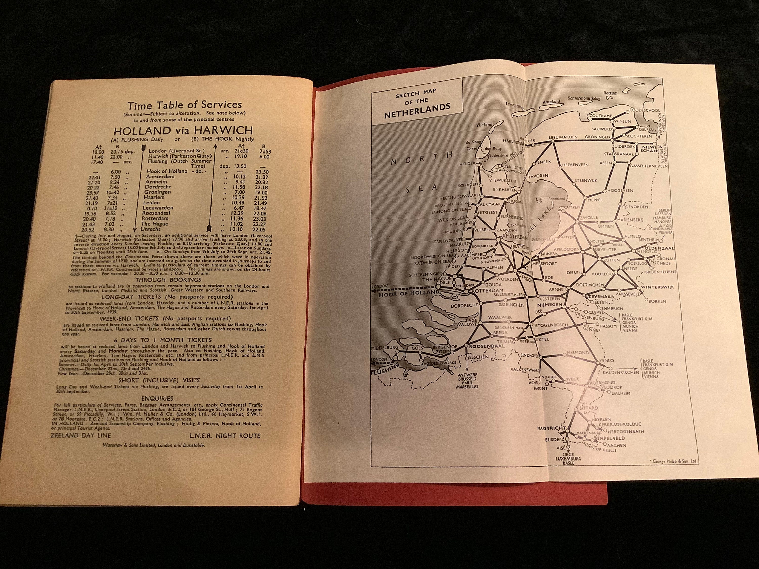 Original 1920s 30s LNER Railway Guide Booklet Holland via - Etsy