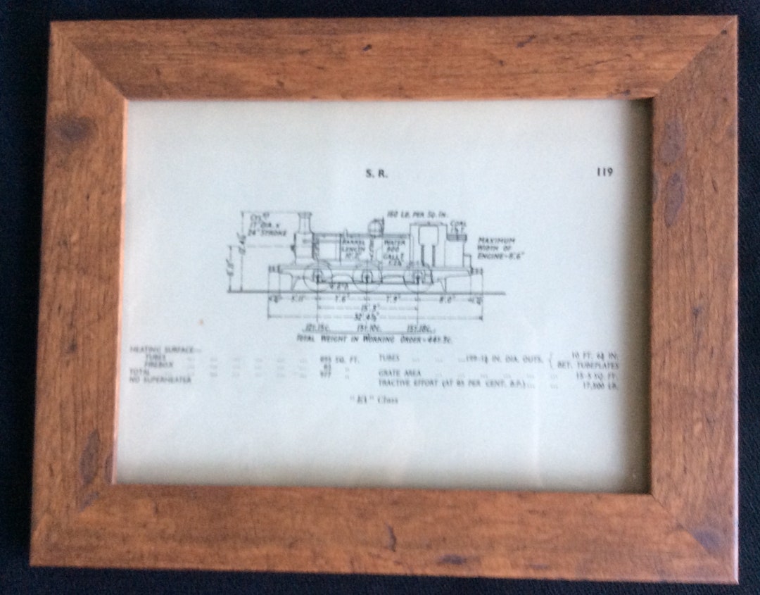 Vintage Railway SR E1 Class Southern Locomotive Picture Steam Loco ...