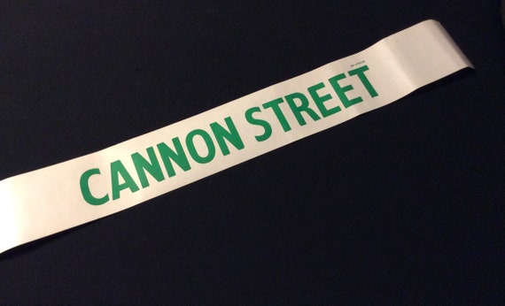 Original British Railways Carriage Window Destination Label | Etsy