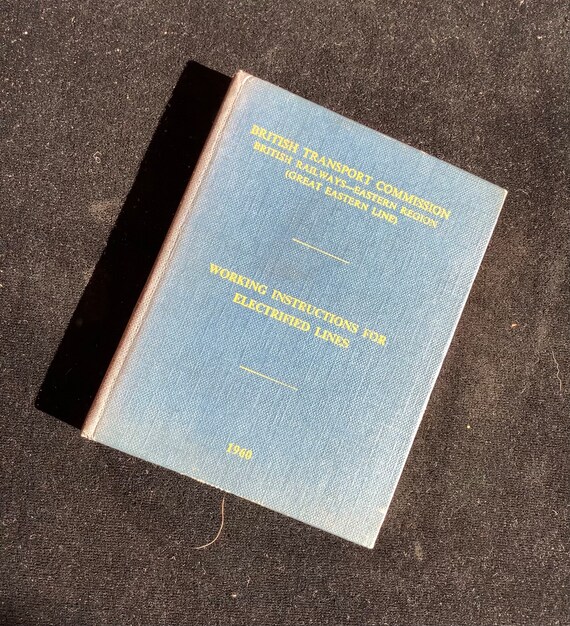 Original British Railways Eastern Rule Book 1960 Staff - Etsy
