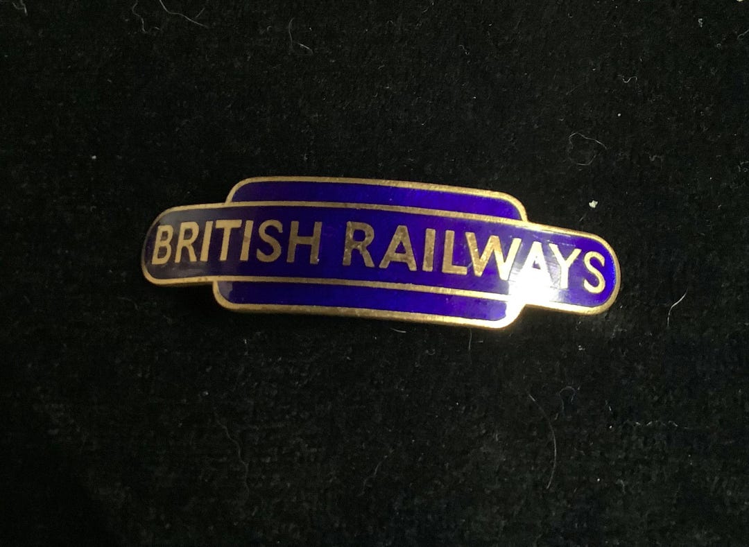 Original BR Railway Eastern Region Cap Badge - British Railways Blue ...