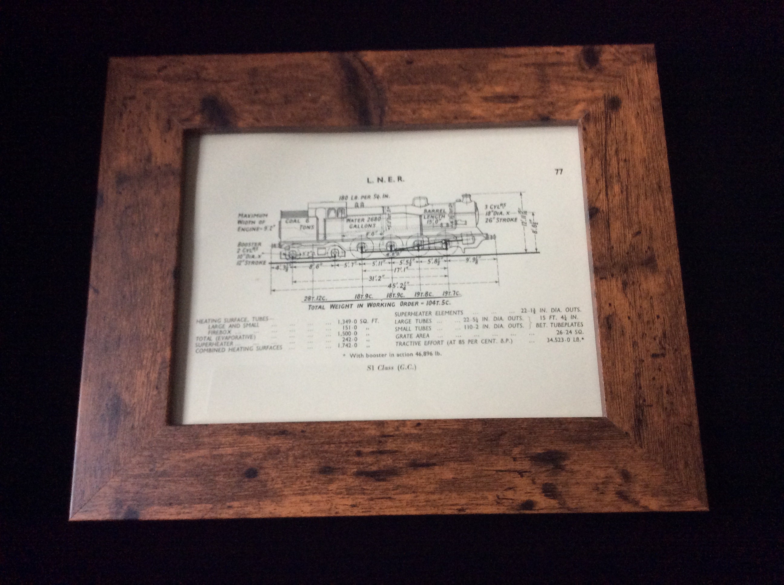 Vintage LNER Railway S1 Class GC Locomotive Picture Steam | Etsy