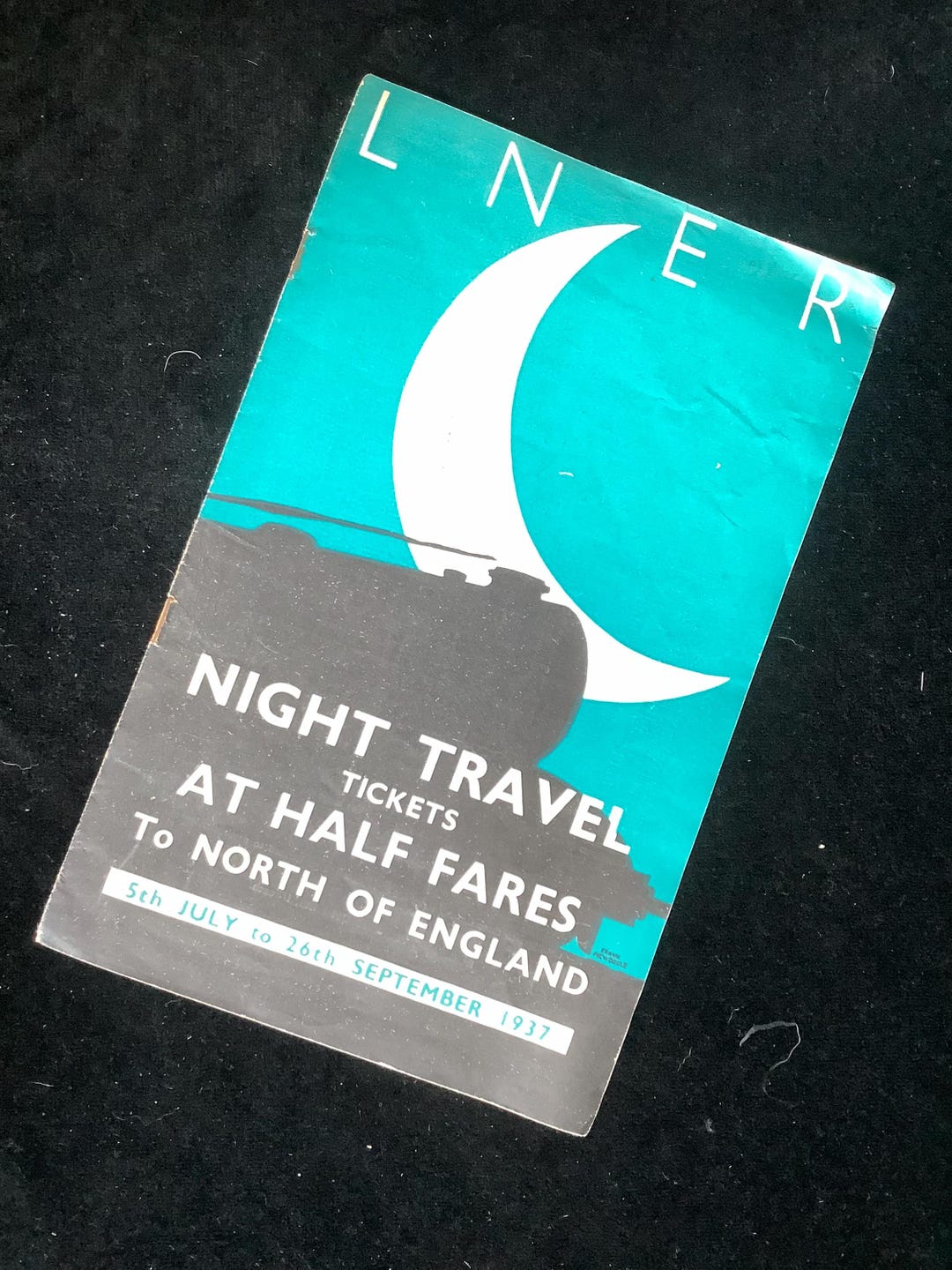 Original LNER Railway Handbill 1937 Night Travel to North of England - Etsy