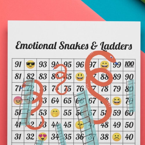 Play Therapy Games Emotional Snakes and Ladders School - Etsy