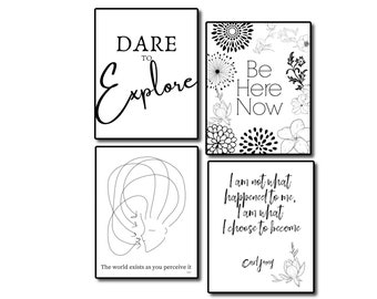 Print and Frame Inspirational Quotes Words to Live by - Etsy