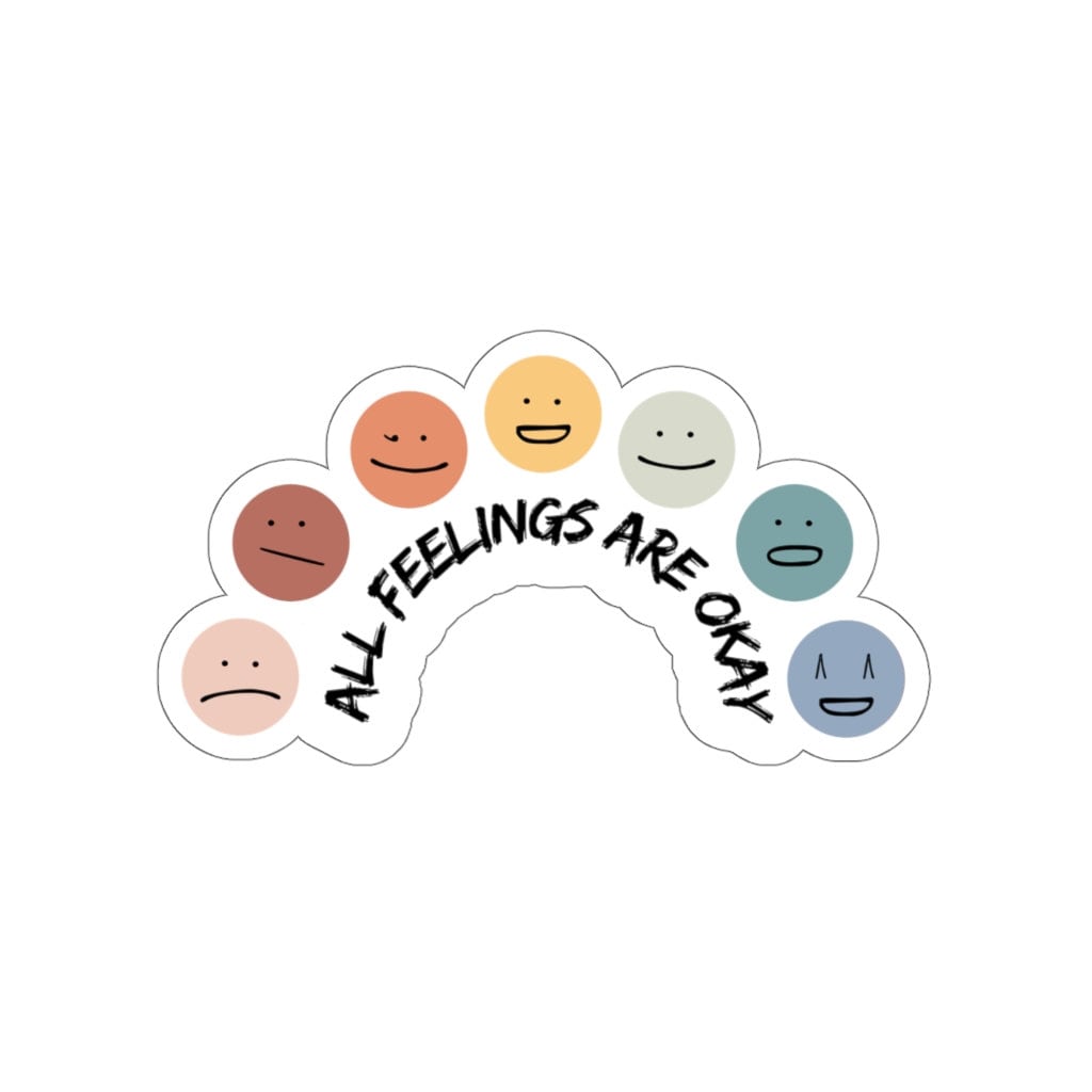 All Feeling Are Okay Sticker School Counselor Sticker Social - Etsy