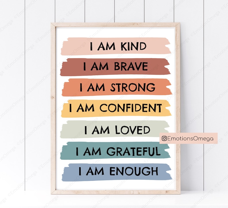 Set of 12 Counseling Posters School Psychologist Wall Art Therapy ...