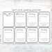 Undated Weekly Planner Printable Gratitude Journal Self Care Worksheet ...