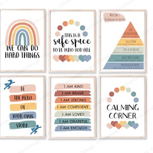 24 School Counseling Posters for School Psychologist, Counselor, Social ...