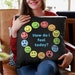 Emotions Pillow Feelings Chart Pillow for Children's Room - Etsy