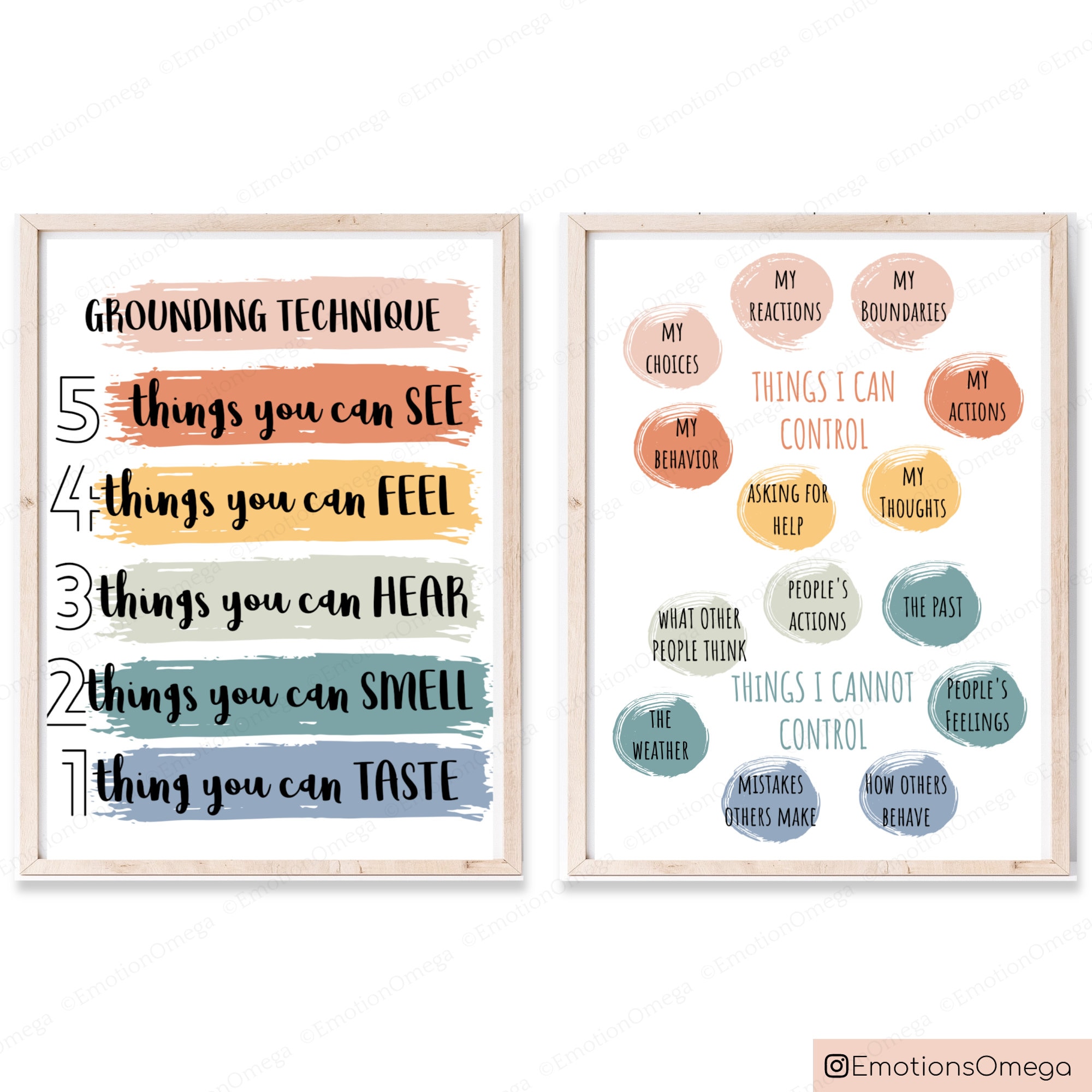 Set of 12 Counseling Posters School Psychologist Wall Art - Etsy UK