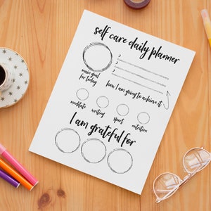 Gratitude Journal Printable, Self Care Journal Printable Planner, Self ...