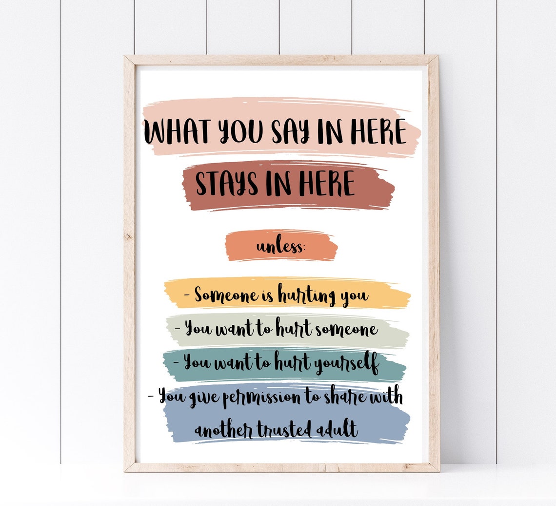 Set 0f 4 Bundle Counselor Office Decor Counseling Posters School ...