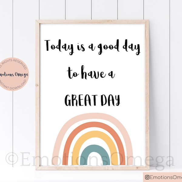 Today is a Great Day - Etsy