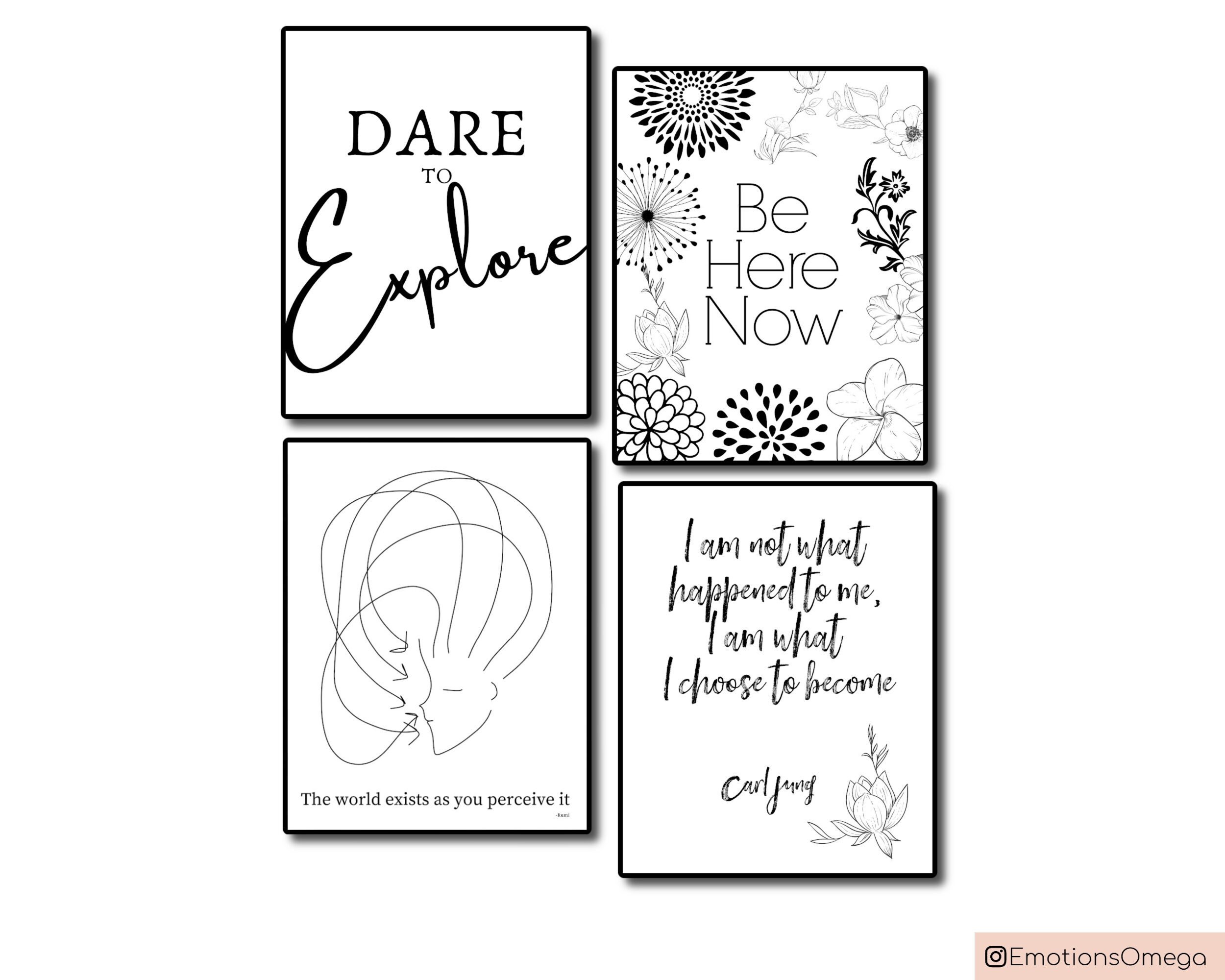 Growth Mindset Printable Posters Inspirational Quotes - Etsy Canada