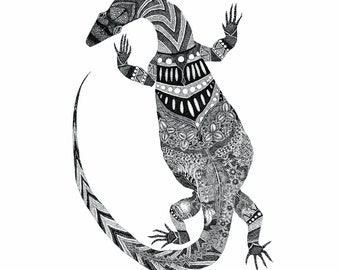 Goanna Art | Etsy Australia