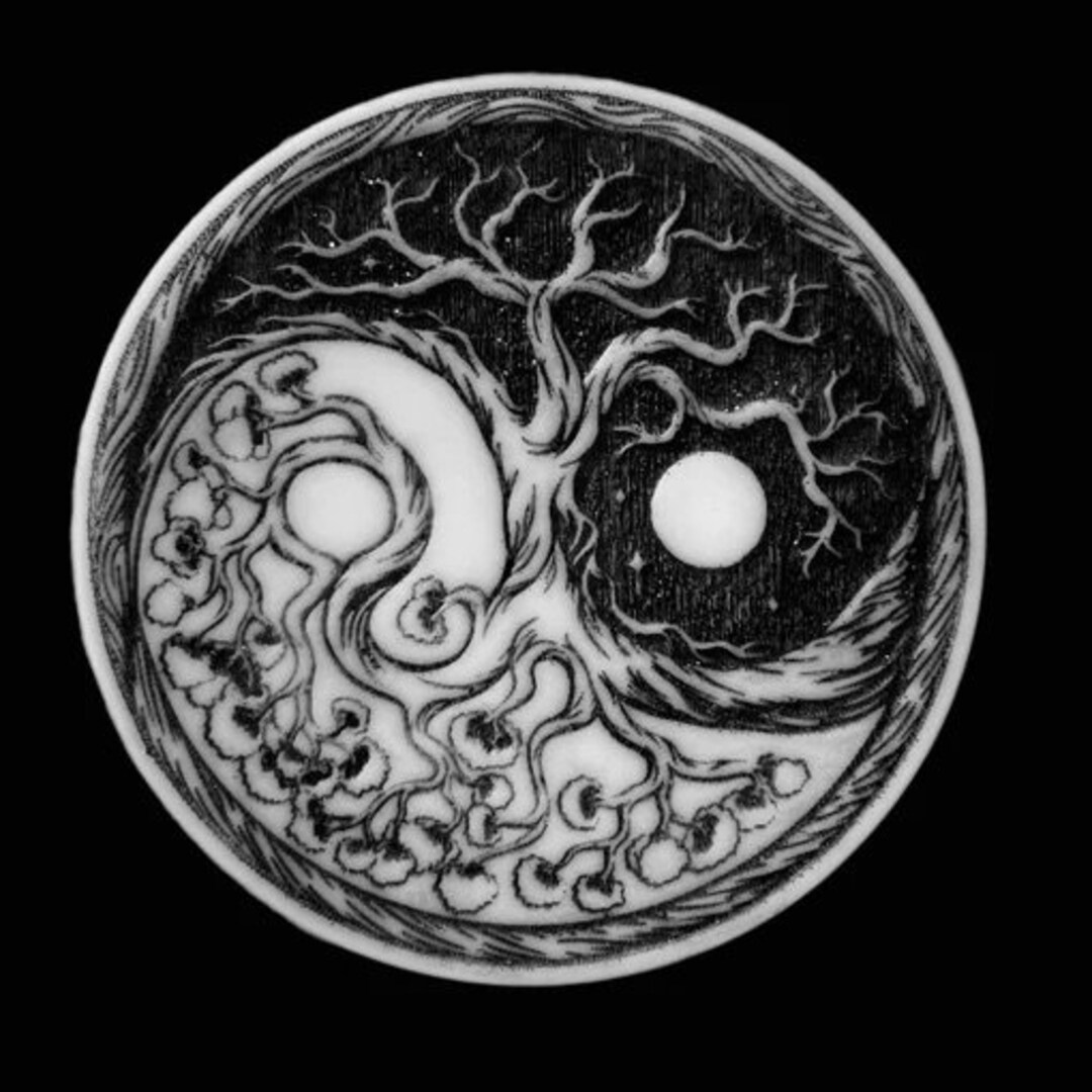 Yin Yang Tree of Life Wax Melt Unique Soy Blend Hand Painted Quirky Fun ...
