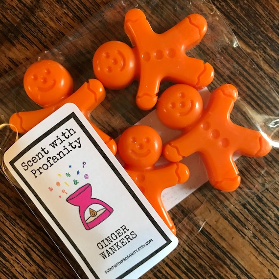 Rude Gingerbread Men Wax Melts. Ginger Wankers X4 Highly - Etsy