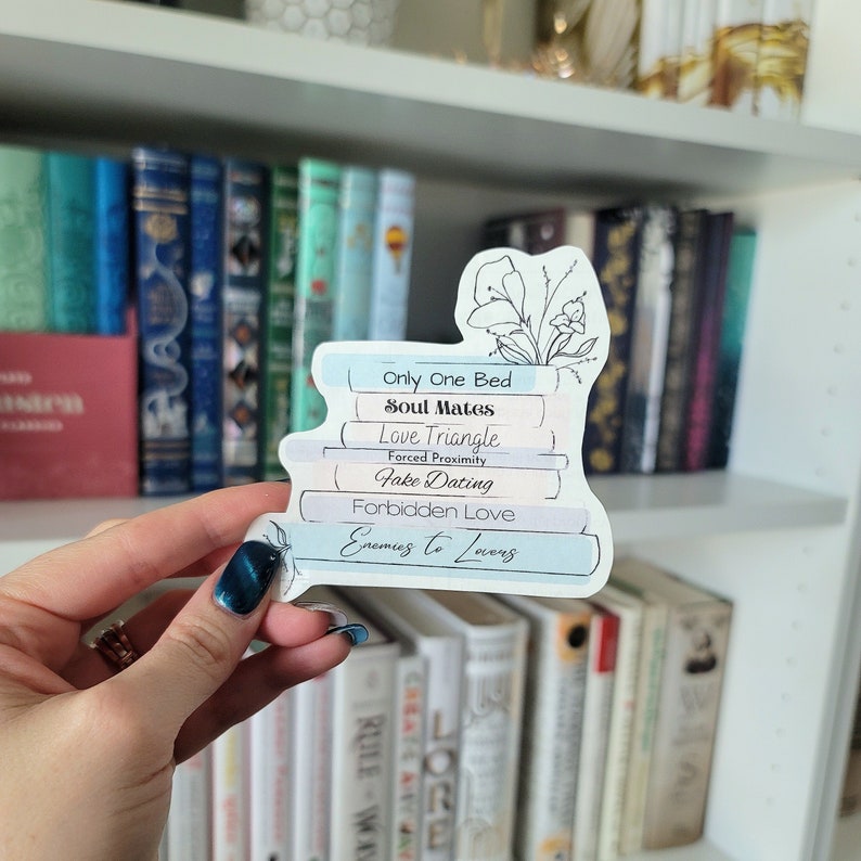 Book Trope Sticker Light Academia Sticker Romance Reader - Etsy