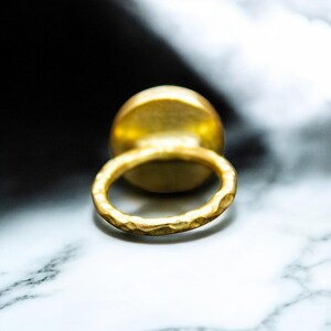 Ancient Greek Athena Owl Ring | 925 Sterling Silver / 24K Gold Plated ...